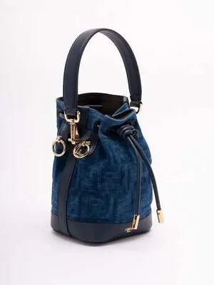 Fendi Mon Tresor Denim Mini Bag - Multicolor