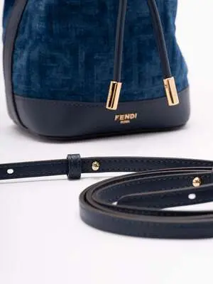 Fendi Mon Tresor Denim Mini Bag - Multicolor