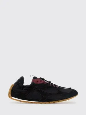 Bottega Veneta Textured Rubber Sole Sneakers - Black