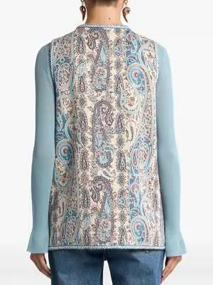 Etro A-line Vest With Trimming - Multicolor