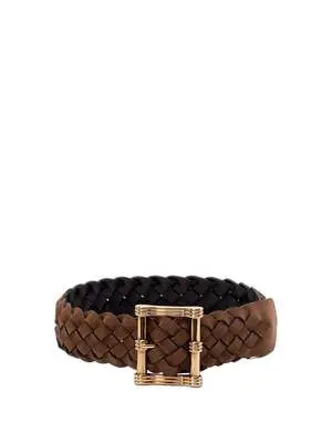 Etro Braided Leather Belt - Multicolor