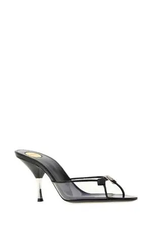 Saint Laurent Transparent Pvc Jerry Mules