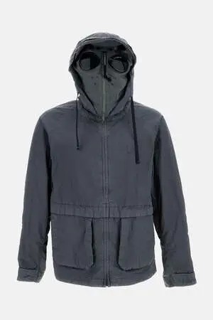 C.P. COMPANY 50 Fili Wax Explorer Jacket With Integrated Goggles - Multicolor
