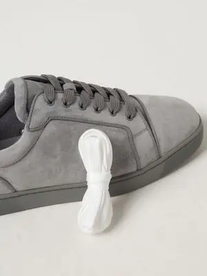 CHRISTIAN LOUBOUTIN Suede Lace-up Sneakers