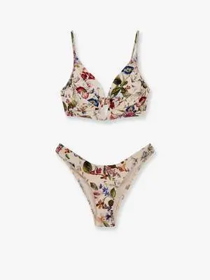 Zimmermann Floral Print Nylon Bikini - Multicolor