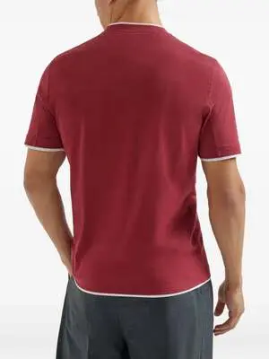 Brunello Cucinelli Crew-neck T-shirt - Red
