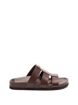 Valentino Garavani Studded Calf Leather Sandals - Multicolor