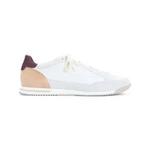 Brunello Cucinelli Leather Lace-up Sneakers - White
