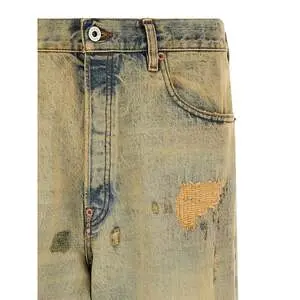 Kenzo Distressed Straight-leg Jeans