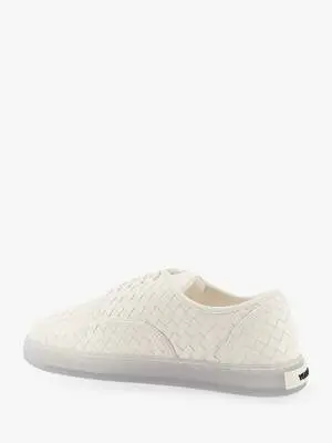 Bottega Veneta Serena Leather Woven Effect Sneakers - Multicolor
