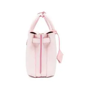 Mcm Calf Leather Top Handle Bag