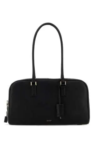 TOM FORD Calf Leather Shoulder Bag - Black