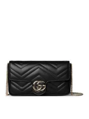 Gucci Gg Marmont Small Shoulder Bag With Card Holder - Multicolor