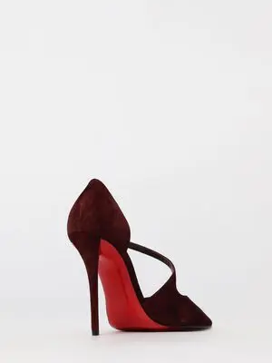 CHRISTIAN LOUBOUTIN Suede Mary Jane Pumps