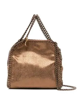 Stella McCartney Chain Trimmed Tote Bag - Silver