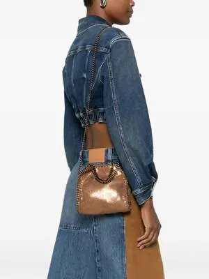 Stella McCartney Chain Trimmed Tote Bag - Silver