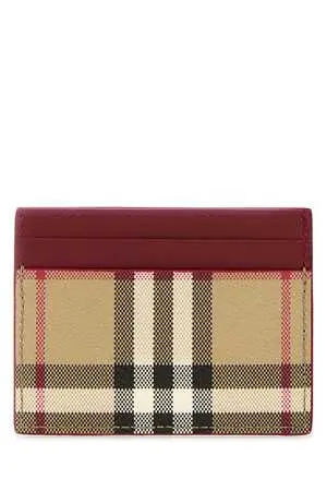 Burberry Printed Canvas Card Holder - Multicolor