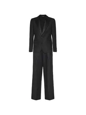 Dolce & Gabbana Button-up Suit - Black