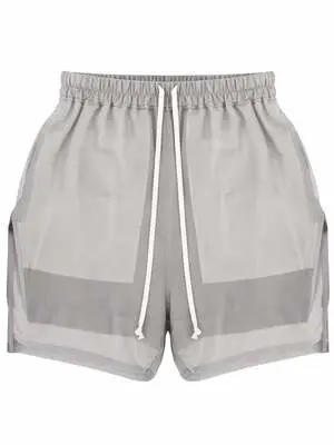 Rick Owens Silk Boxer Shorts - Gray