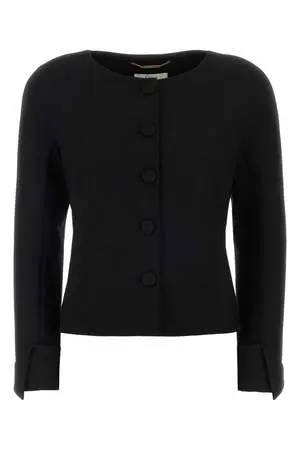Chloé Crepe Blazer - Black