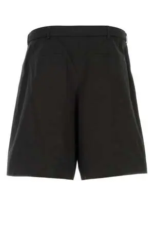 Saint Laurent Poplin Bermuda Shorts - Black
