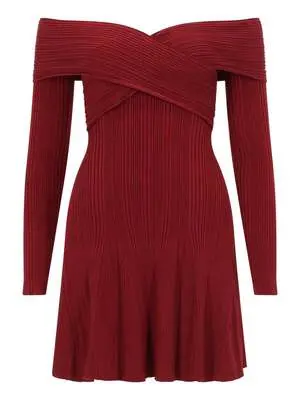 SELF-PORTRAIT Viscose Mini Dress - Multicolor