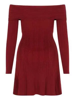 SELF-PORTRAIT Viscose Mini Dress - Multicolor