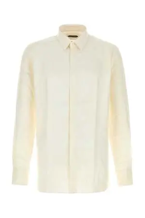 TOM FORD Ivory Twill Shirt - White