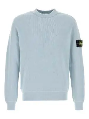 Stone Island Ribbed Soft Organic Cotton Crewneck Pullover - Multicolor