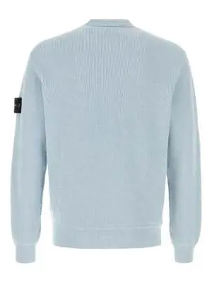Stone Island Ribbed Soft Organic Cotton Crewneck Pullover - Multicolor