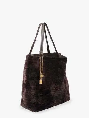 Chloé Shearling Shoulder Bag - Multicolor