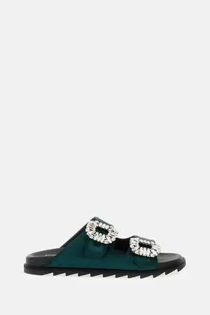 ROGER VIVIER Embellished Buckled Sandals - Multicolor