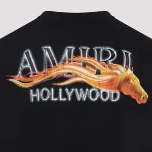 Amiri Hollywood Horse Tee - Black