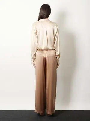 Brunello Cucinelli Silk Trousers