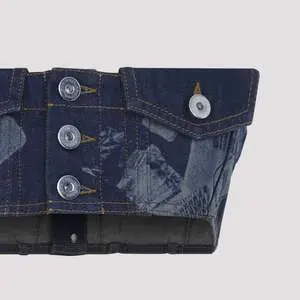 JEAN PAUL GAULTIER Denim Bra Top