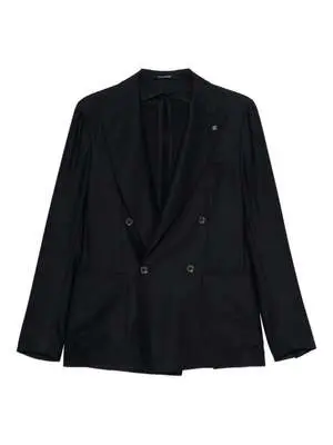 Tagliatore TAGLIATORE Double Breasted Wool Blazer Multicolor