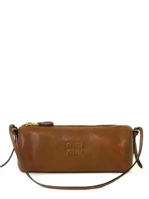Miu Miu Nappa Leather Pouch With Shoulder Strap