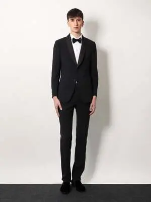 Giorgio Armani Soho Virgin Wool Tuxedo - Multicolor