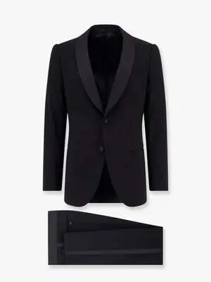 Giorgio Armani Soho Virgin Wool Tuxedo - Multicolor