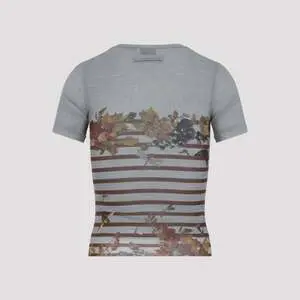 JEAN PAUL GAULTIER Graphic Striped T-shirt - Multicolor