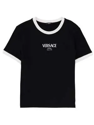 Versace Logo T-shirt - Black