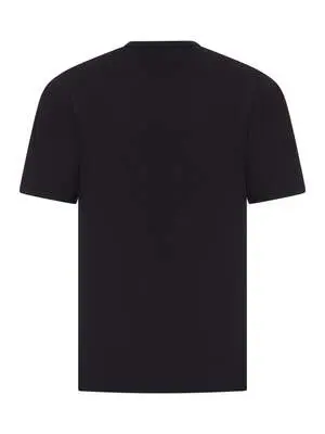 Saint Laurent Cotton Jersey T-shirt With Embroidered Logo