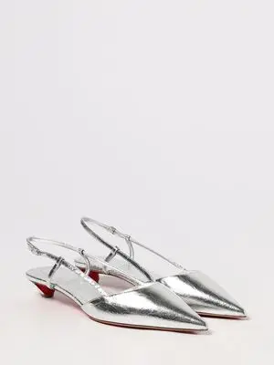 CHRISTIAN LOUBOUTIN Metallic Slingback Pumps