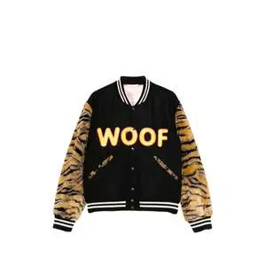 Kenzo Tiger Print Sleeve Bomber Jacket