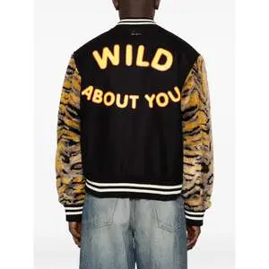 Kenzo Tiger Print Sleeve Bomber Jacket