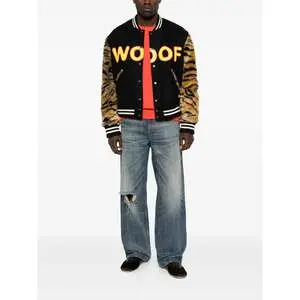 Kenzo Tiger Print Sleeve Bomber Jacket