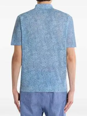 Etro Polo Shirt With Floral Pattern