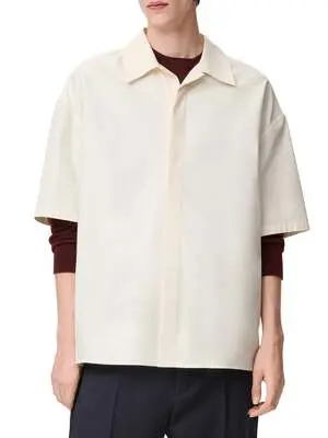 Loewe Short-sleeved Cotton Shirt