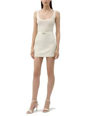 Versace Virgin Wool Mini Skirt