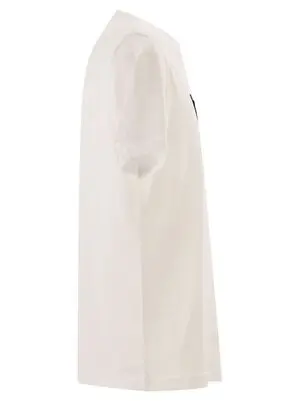 A.p.c. Organic Cotton 'v.p.c. Logo T-shirt - White